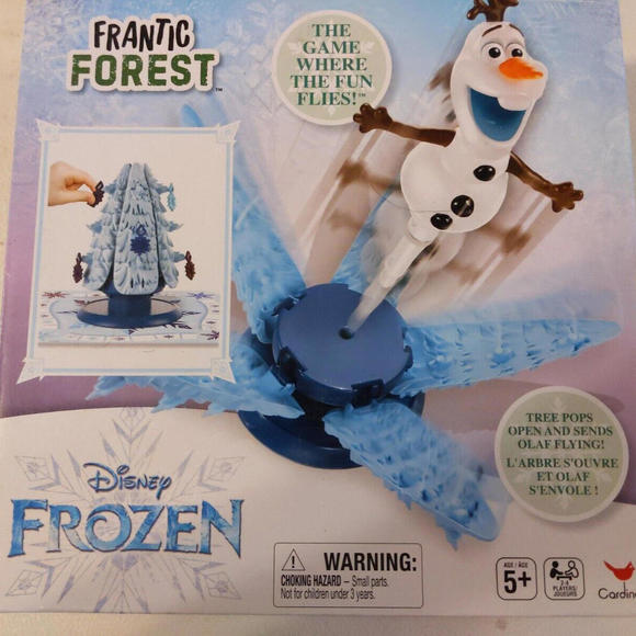 Games | Disney Frozen Frantic Forest Olaf Game By Cardinal New Kids Fun ...